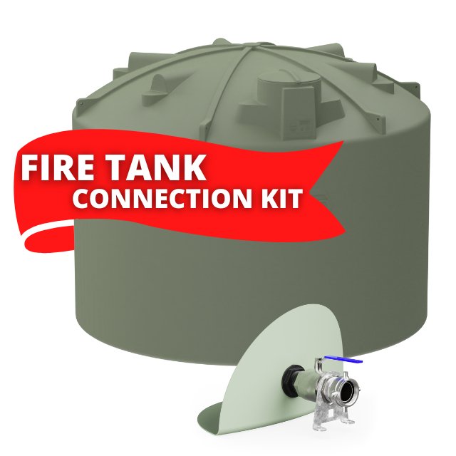 30,000L RX Plastics Water Tank & Fire Fighting Connection Kit — Rural Water